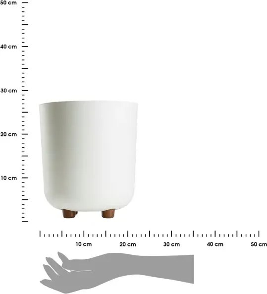 Plastový květináč na nožičkách Terra - výběr z 6 provedení