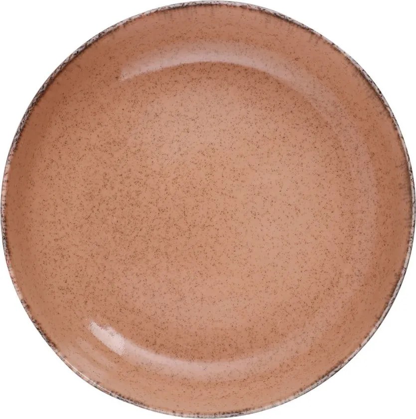 24dílná sada růžového porcelánového nádobí Kütahya Porselen Pearl