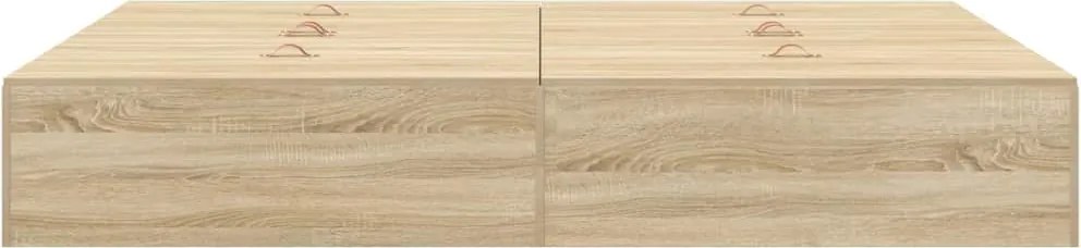 Rám postele s úložným prostorem Sonoma dub 150 x 200 cm 3335383
