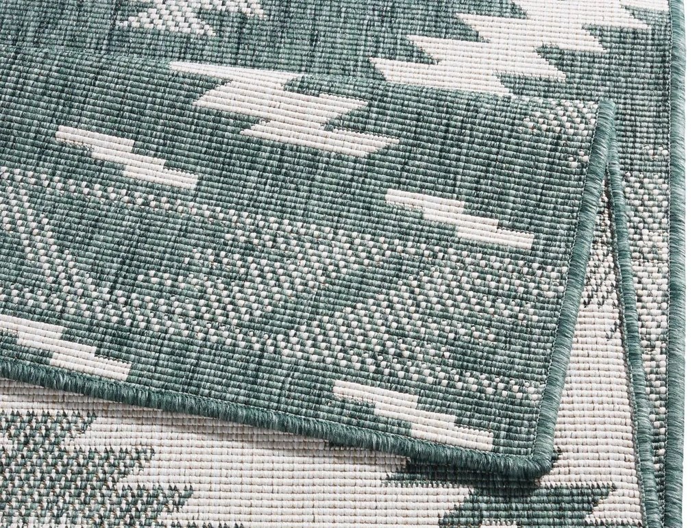 Hanse Home, Kusový koberec Twin Supreme 103431 Malibu green creme – na ven i na doma, 120x170, zelená, chodba / předsíň