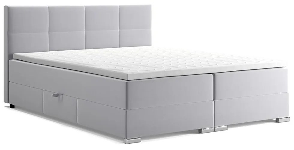 Kontinentální postel dvoulůžko BOXSPRING ARDEN + topper v ceně | 160x200 | VÝBĚR TKANIN