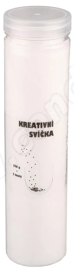 Kreativní svíčka kerzensand 250g + 2 knoty bílá