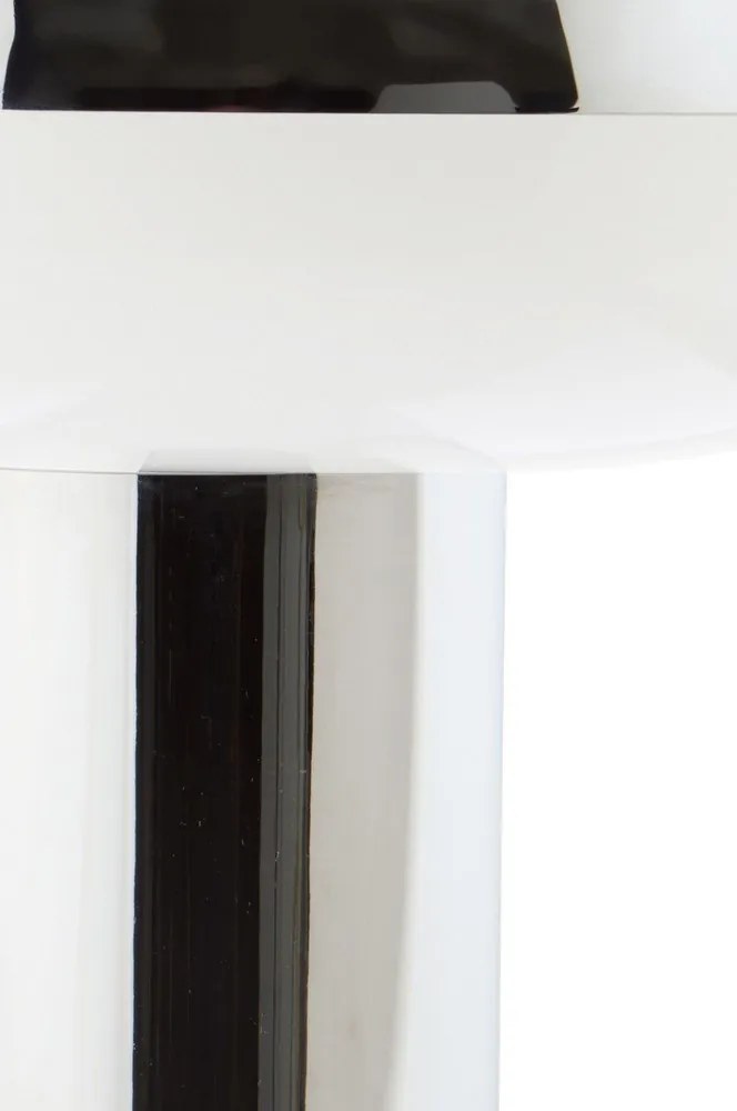 Kovová stolní lampa v leskle stříbrné barvě (výška 32 cm) Paneta – Jotex