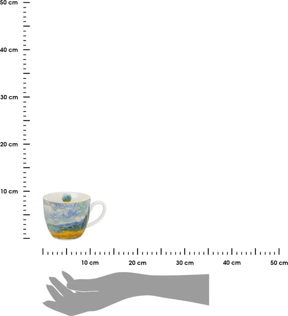 Porcelánový hrnek Van Gogh Wheat Field 460 ml