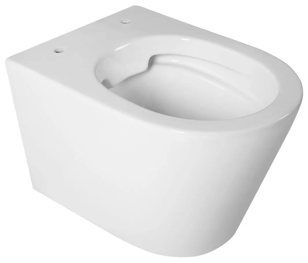 Aplomo Palermo White WC závěsné se sedátkem, rimless