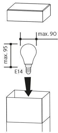 PANLUX Zahradní sloupek / svítidlo se soumrakovým senzorem GARD 76cm