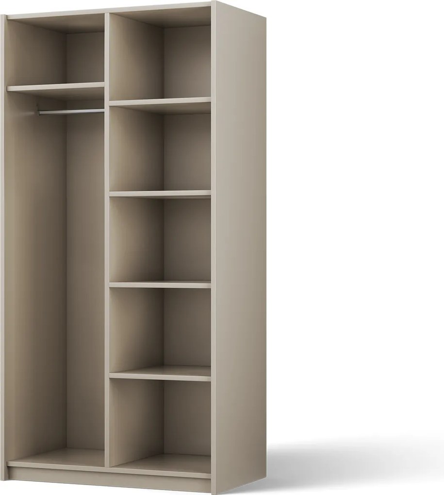 ADRK Furniture Bregma II Skříň s otočnými dveřmi ADRK-W-BRE-100-WB
