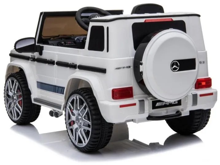 Elektrické autíčko Mercedes G63 AMG bílé