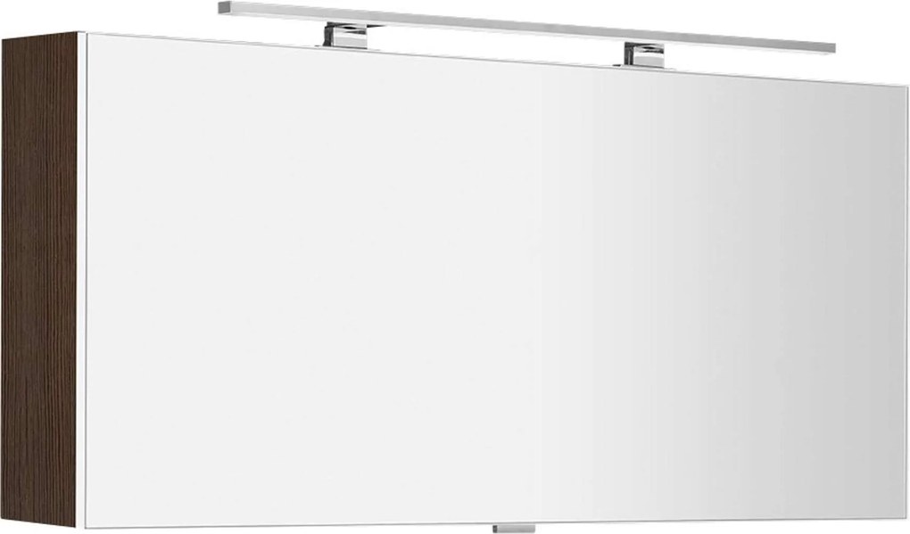 Sapho Cloe - Zrcadlová skříňka s LED osvětlením 120x50x18 cm, borovice rustik CE120-0016