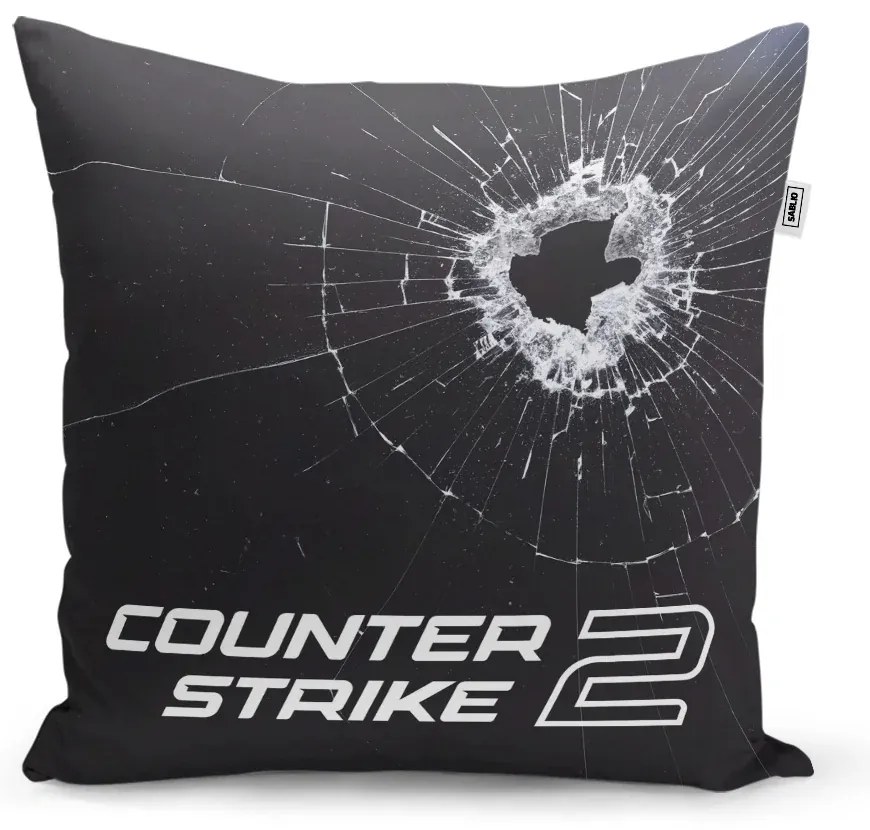 Sablio Polštář Counter Strike 2 Průstřel - 50x50 cm