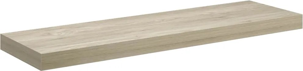 Plovoucí nástěnné police 2 ks dub 80 x 23,5 x 3,8 cm MDF 323878