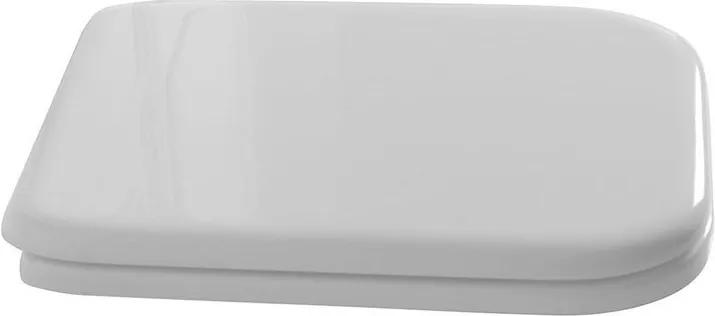 WALDORF WC sedátko Soft Close, polyester, bílá/chrom (418801) Kerasan