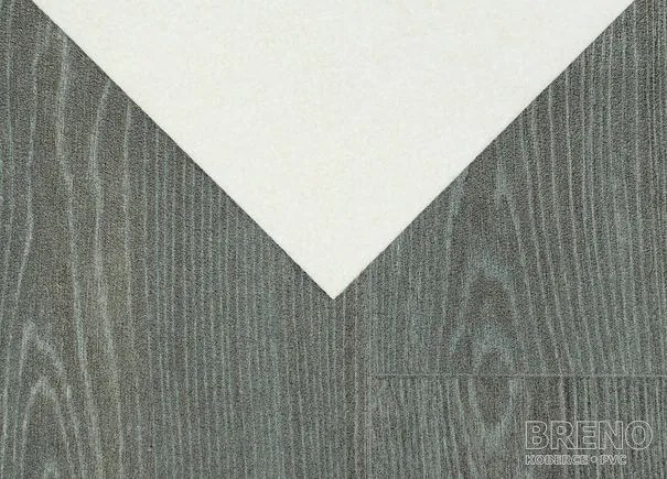 Breno PVC SMARTEX Pure Oak 670D - šedé dřevo, šíře 100 cm