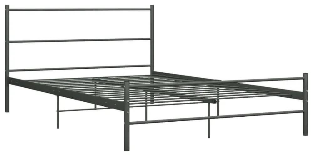 Petromila Rám postele šedý kov 120 x 200 cm