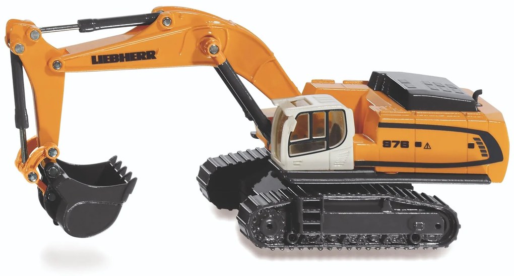 Kovový model siku super – hydraulický bagr liebherr