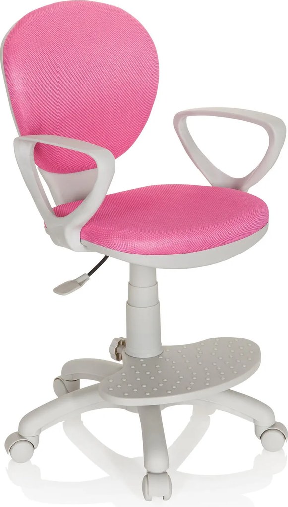 XXXLutz OTOČNÁ ŽIDLE PRO MLÁDEŽ, šedá, pink MID.YOU - Online Only psací stoly & židle - 001918000703