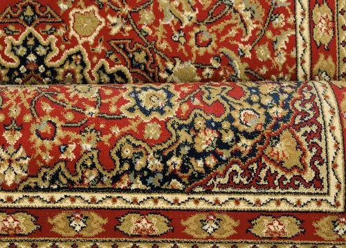 Koberce Breno Kusový koberec KENDRA 711/DZ2H, Červená, Vícebarevné, 133 x 190 cm