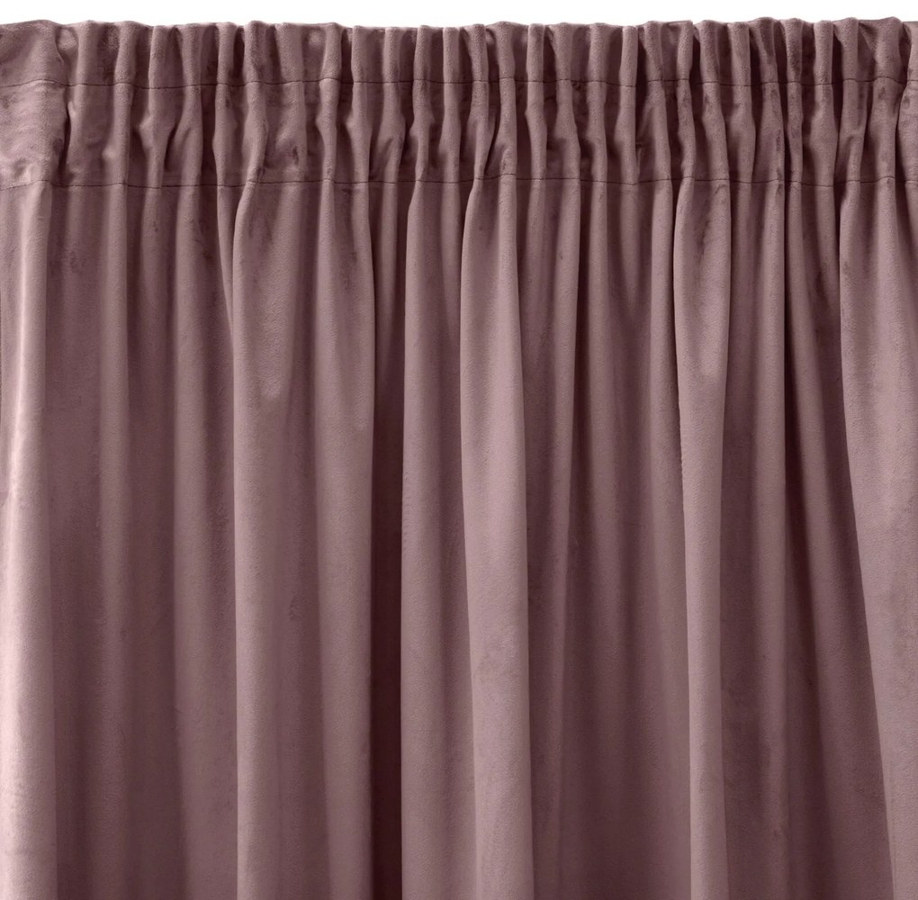 ZATEMŇOVACÍ ZÁVĚS NA PÁSCE PIERRE CARDIN SIBEL 140X270 CM STARORŮŽOVÁ