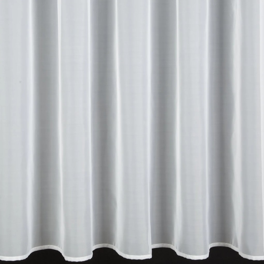 ZÁCLONA NA PÁSCE LUCY 400X150 CM BÍLÁ