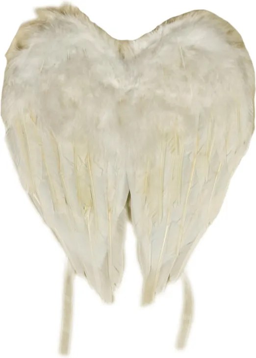 Andělská křídla 30 × 27 cm, bílá