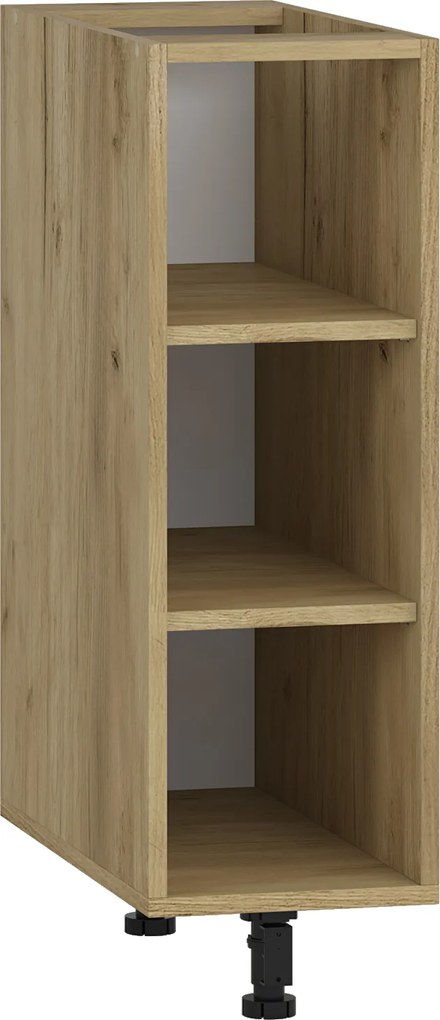 Spodní otevřená kuchyňská skříňka VITO - 25x82x52 cm - dub craft