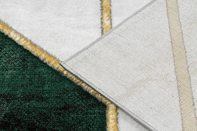 Dywany Łuszczów, Kusový koberec Emerald 1015 green and gold, 240x330, zelená, kancelář