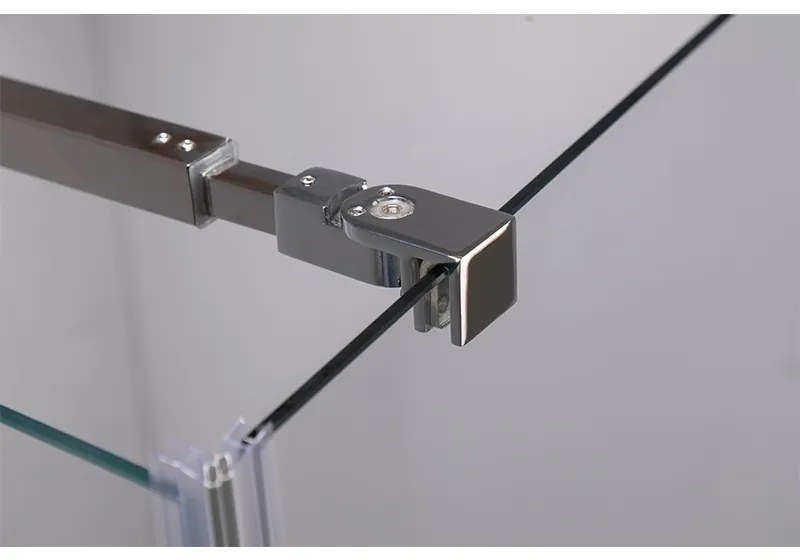 BPS-koupelny Čtvercový sprchový kout HYD-SK1180B 90x90 chrom/transparent - bez vaničky