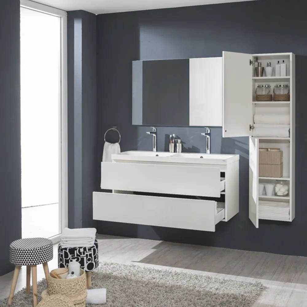 Mereo Mereo, Aira, koupelnová skříňka 170 cm vysoká, pravá, Multidecor, CN794PNCIPM