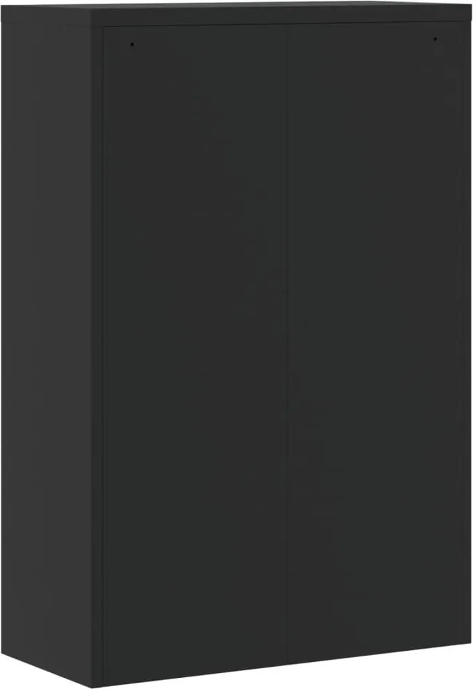 Kartotéka černá 90 x 40 x 140 cm ocel 339746