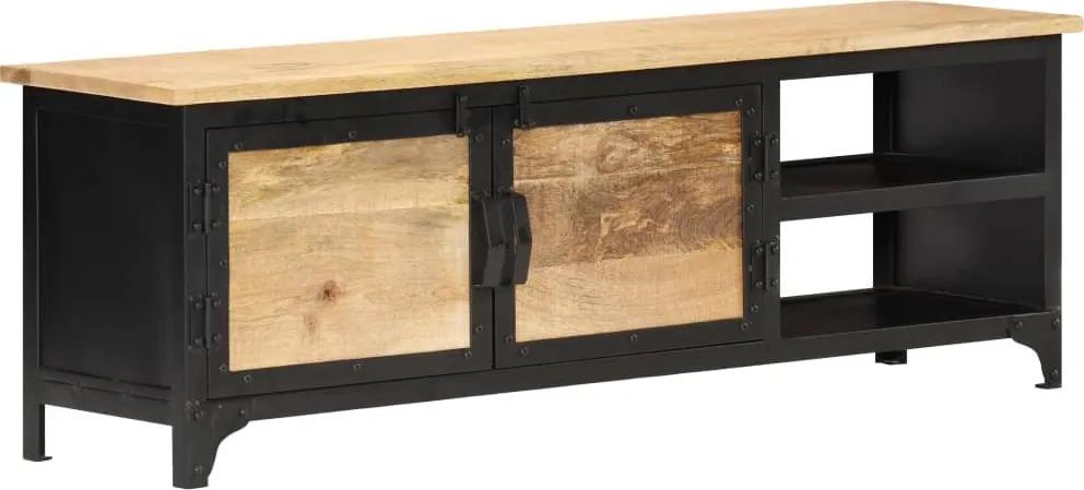 vidaXL TV stolek 120 x 30 x 40 cm masivní mangovníkové dřevo [289101]