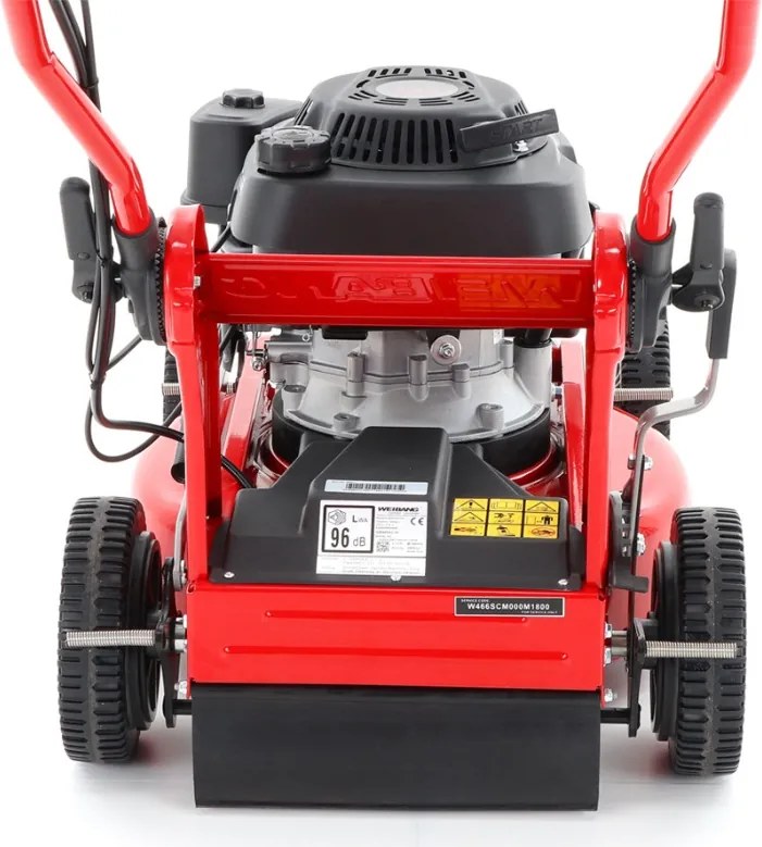 Weibang WB 466 SCM – Mulčovací sekačka s pojezdem profi 45 cm, kovová převodovka, bez koše, OHV 166 ccm – Servis ČR