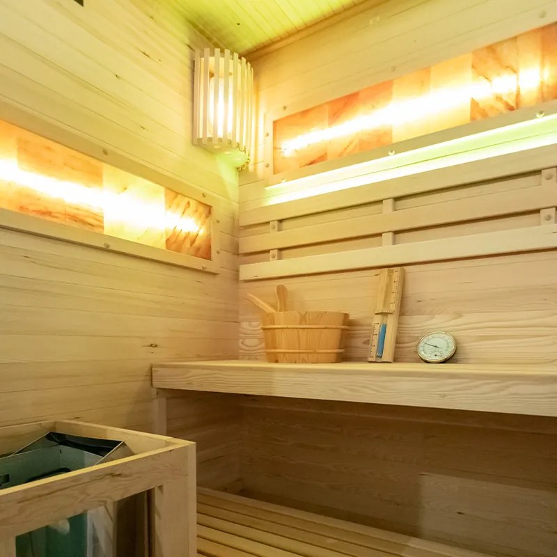 BPS-koupelny Finská sauna Relax HYD-4781 120x120, 2 osoby