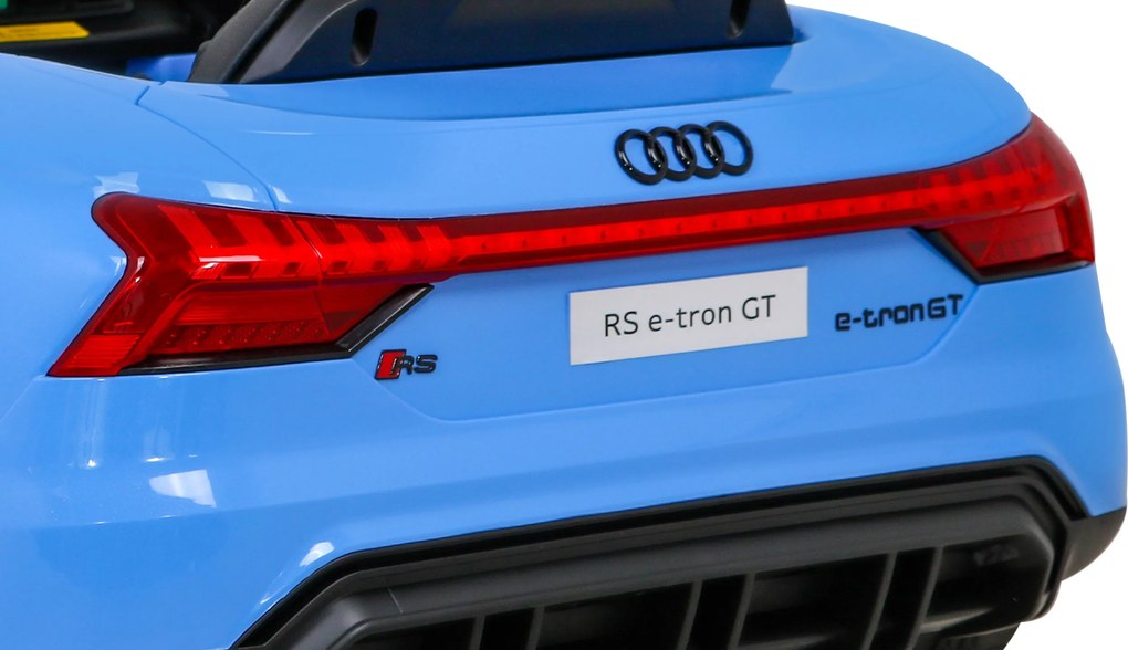 Ramiz Elektrické autíčko Audi RS E-Tron GT pro děti modré + dálkové ovládání + pohon 4x4