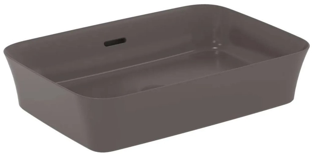 Ideal Standard Ipalyss - Umyvadlo na desku, 55x38 cm, s přepadem, slate grey E2078V5