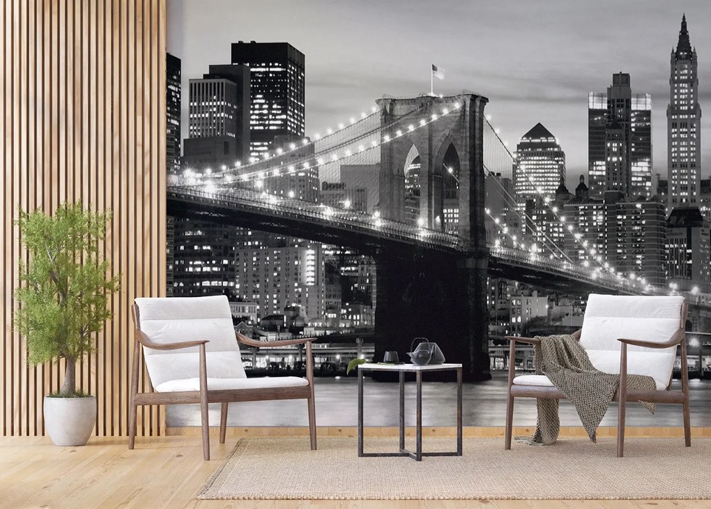 Fototapeta na zed' Dramatický Brooklynský Most | 360 x 254 cm | DFTS0199