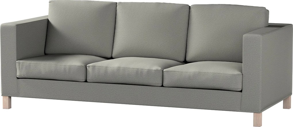 Potah na pohovku IKEA Karlanda 3-místná nerozkládací, krátký barva šedá látka pletený vzor