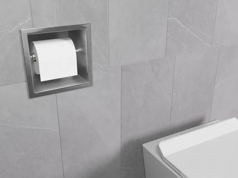 Mexen X-Wall-P držák na toaletní papír, inox - 1913
