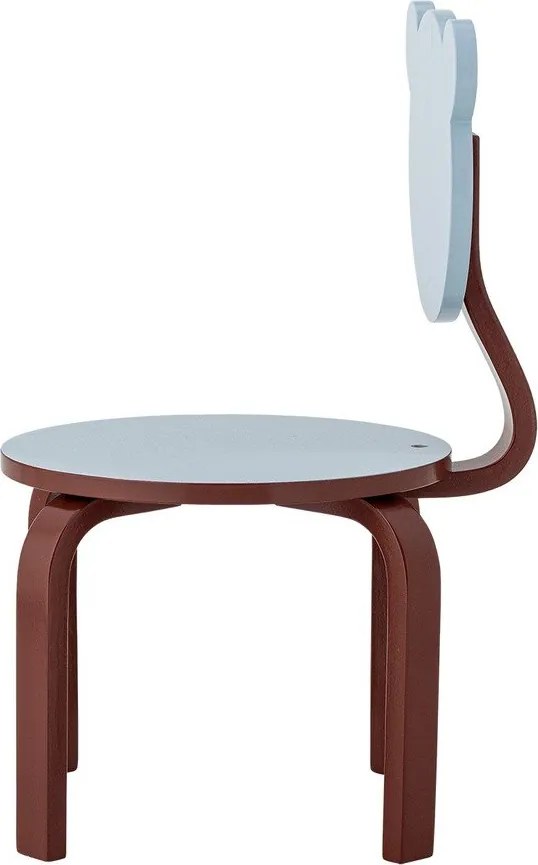 Vínová/světle modrá dětská židle Liova – Bloomingville Mini