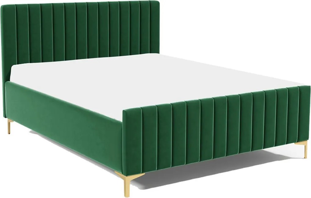 Čalouněná postel Typ 25 standard na vysokých nožkách 140/160/180x200 cm
