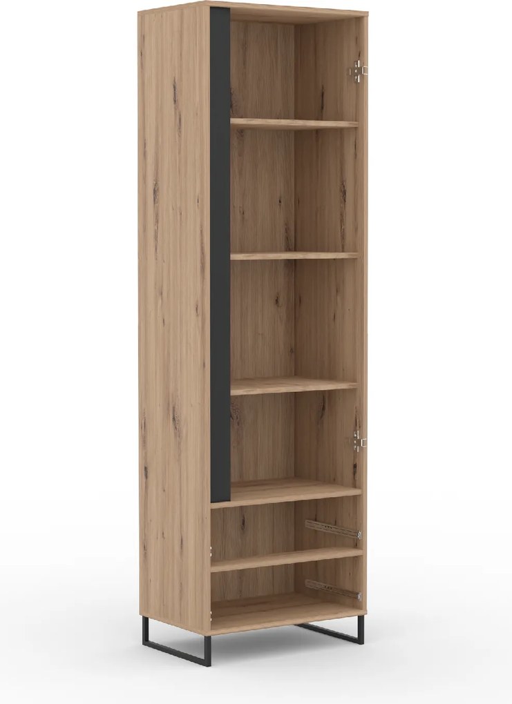 ADRK Furniture Vysoká vitrína ARIA SHC-ARI-60-A_B