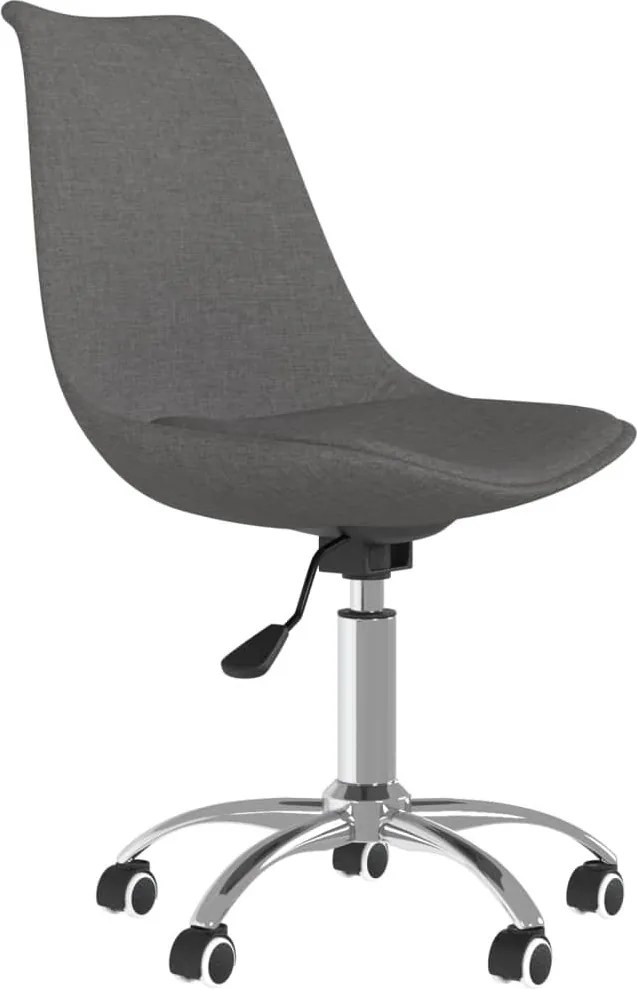 vidaXL Otočné jídelní židle 4 ks textil [3085378] Barva: krémová