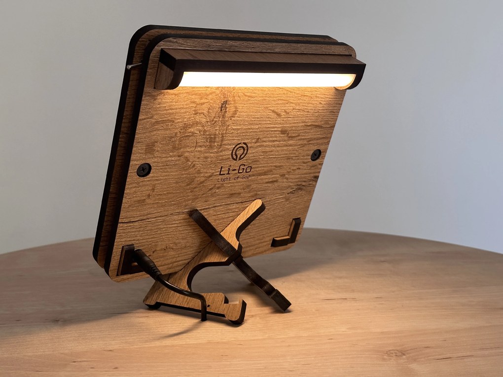 Li-Go "Strom života" lampa 19x19cm provedení povrchu: dub světlý