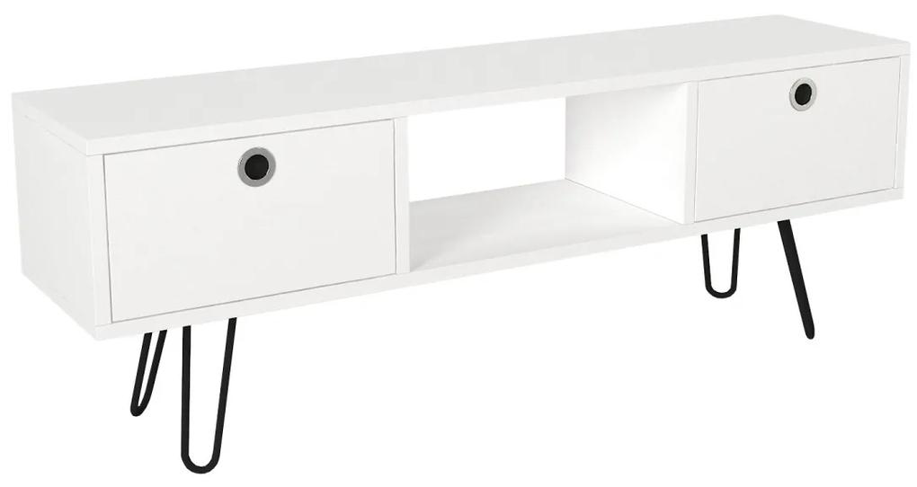 TV stolek MODA 120 cm bílý