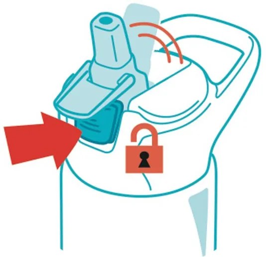 Lahev na nápoje Maped Picnik Concept Kids - červená, 0,58 l