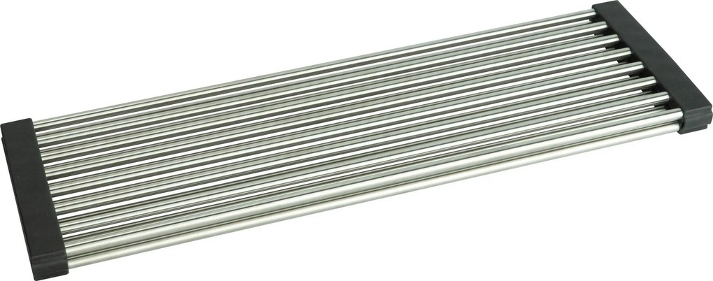 Deante příslušenství, skládací odkapávač pro Deante kuchyňské dřezy 470x300 mm, černá-ocelová, DEA-ZZH_02NM
