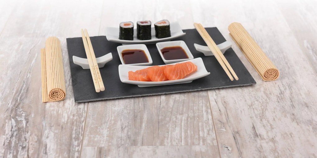 Souprava pro občerstvení, dresinky a předkrmy, sushi - 11 dílů