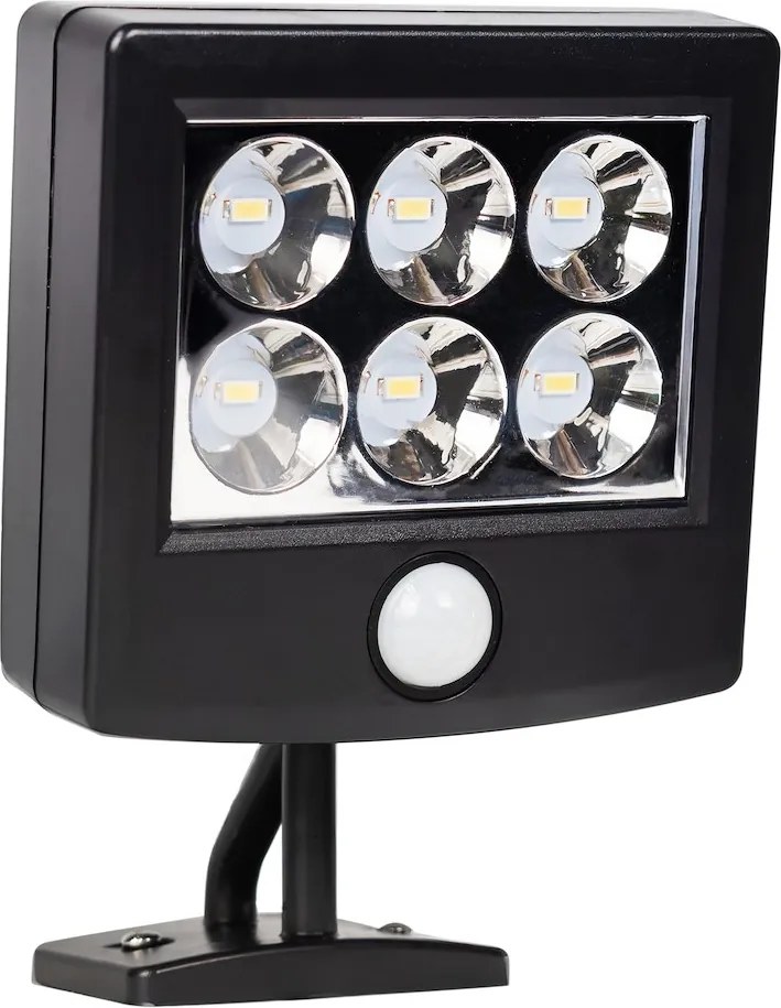 Exteriérové solární LED svítidlo Depo, 1x LED 1,05w, černá