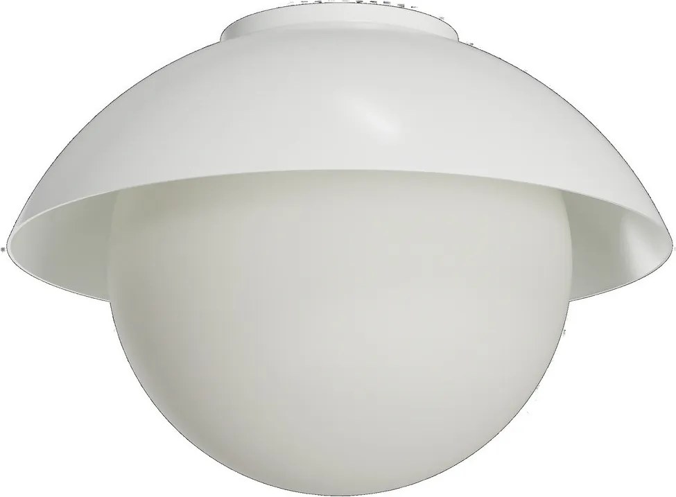 OS LUK60000 LUKIDA 2 stropní/nástěnné skleněné svítidlo bílá IP65 3000 K 20W LED - OSMONT