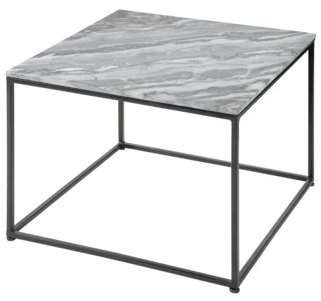 Massive home | Konferenční stolek ELEMENTS NOBLES 50 CM šedý mramor