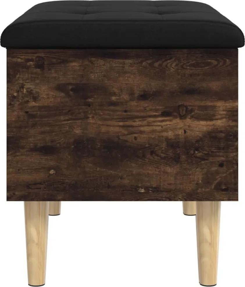 vidaXL Úložná lavice 62 x 42 x 46 cm kompozitní dřevo [835072] Barva: Černá